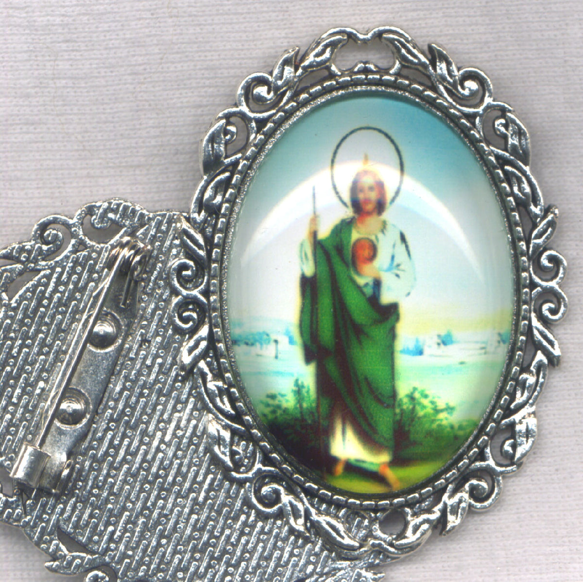 St Jude Patron of Impossible Causes brooch each BRCH02E