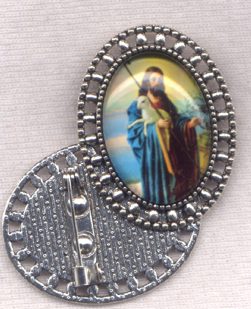 Jesus the Good Shepherd Brooch each BRCH04E