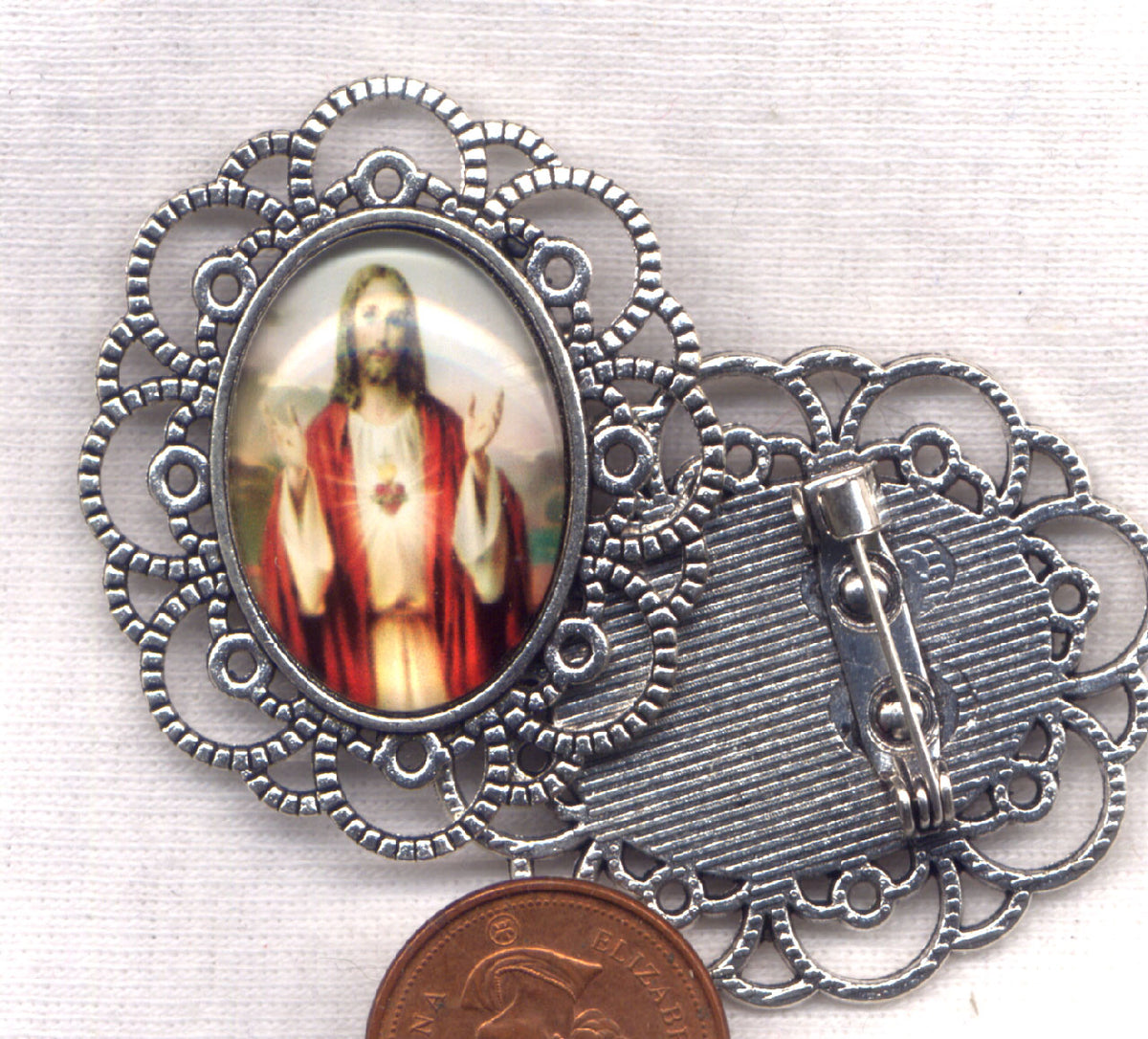 Sacred Heart of Jesus Brooch each BRCH03B