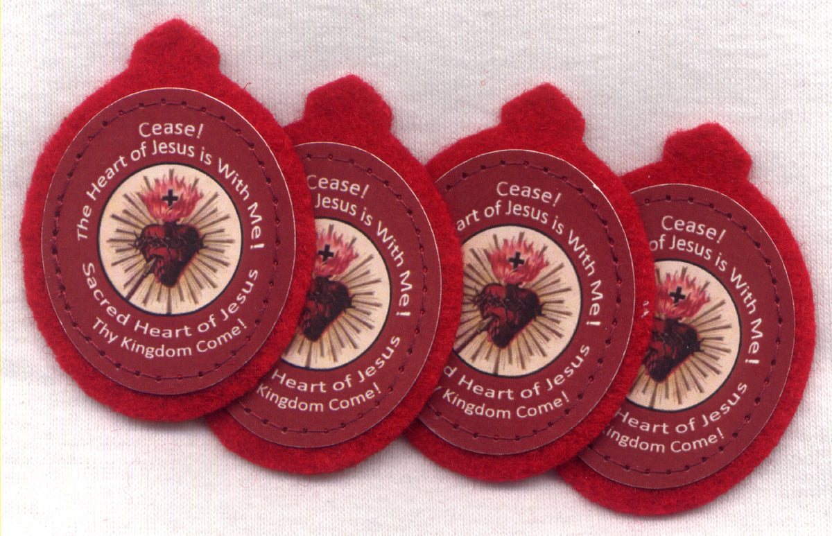 Badge of the Sacred Heart of Jesus Econo pkg of 10