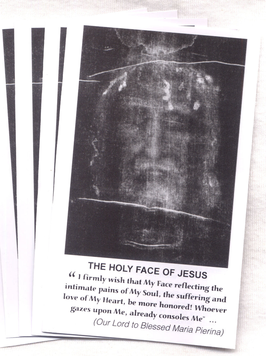 Holy Face of Jesus tri-fold leaflet 3/pkg IT144