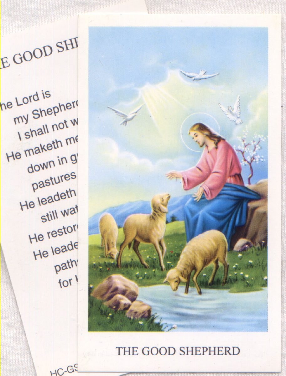 Jesus the Good Shepherd prayer card 5/pkg IT99